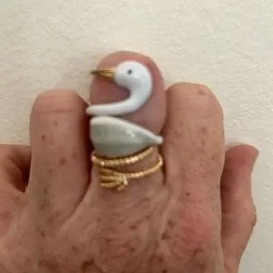 Jewelry | Swan Ring Threepiece Adjustable | Poshmark
